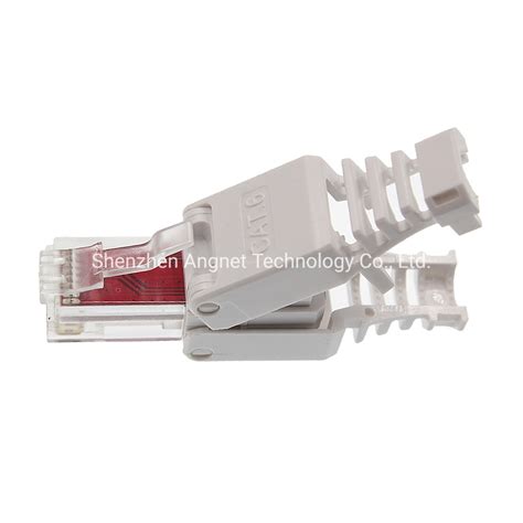 Male UTP P C RJ CAT Toolless Modular Connector Plug China Connector And RJ Toolless