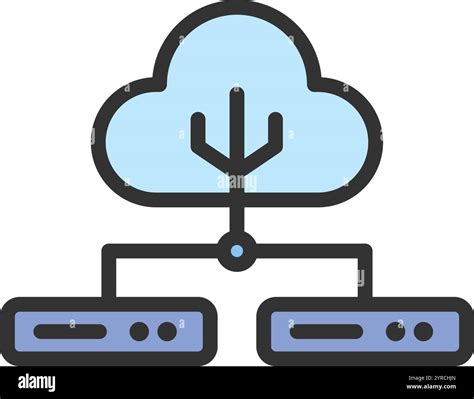 Software Defined Networking Icon Vector Image Suitable For Mobile Application Web Application