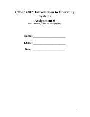Assign Cosc Spring Tagged Pdf Cosc Introduction To