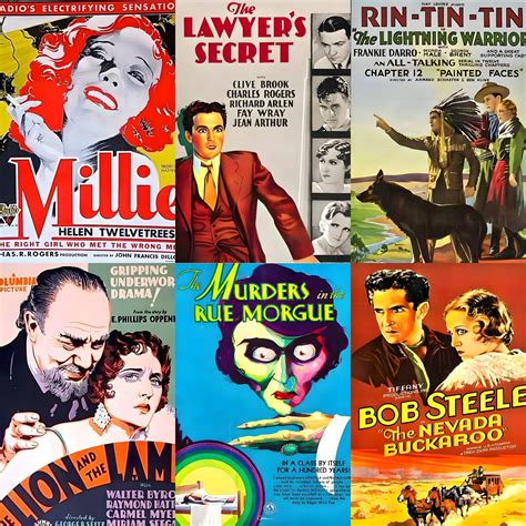 100 Vintage Movie Posters Classic Film Art Digital Download Etsy