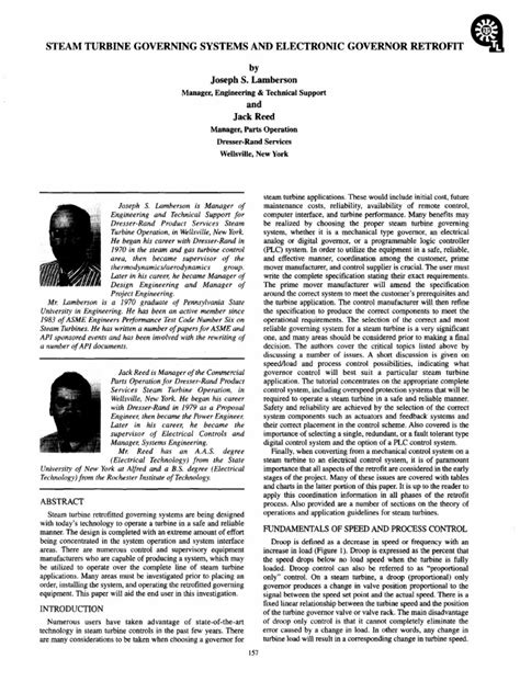 Pdf Steam Turbine Governing Basics Dokumentips