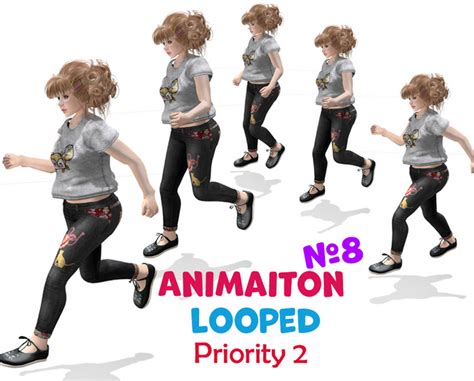 second life marketplace [ full perm ] run animation 8