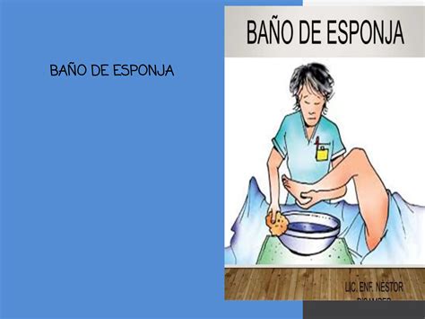 Baño De Esponja Enfermeria De Curso Pptx