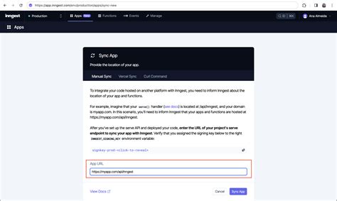 Syncing An Inngest App Inngest Documentation