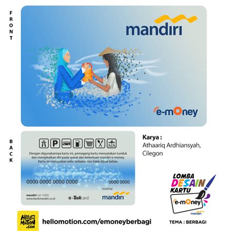 Desain Kartu E Money Ala Thoriq