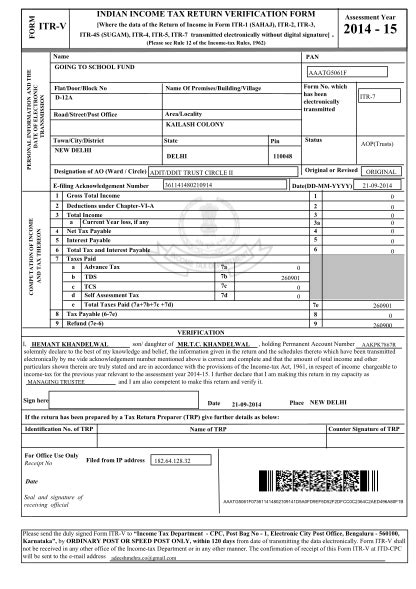 Itr Form Free To Edit Download Print CocoDoc