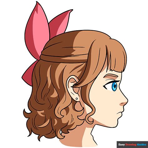 How To Draw Curly Anime Hair For Girls