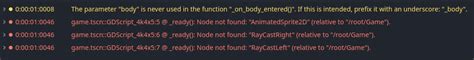 Ready Node Not Found Programming Godot Forum