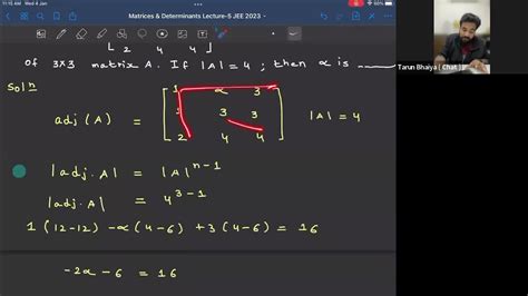 Matrices And Determinants Lecture 5 Youtube