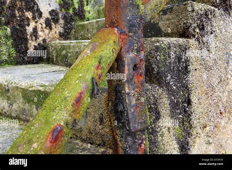Rust Series The Beauty Of Rust In The Multi Coloured Oxidation Stock Photo Alamy