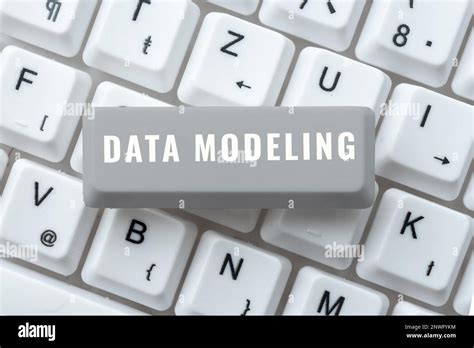 Text Showing Inspiration Data Modeling Word Written On Process Of