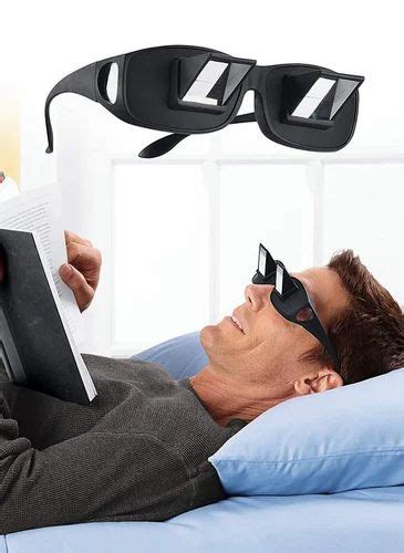 Black Lazy Reader Glasses For Book Reading Periscope Tv Watching