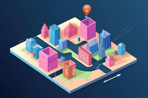 Premium Ai Image Geofencing And Location Based Marketing Concept Illustration
