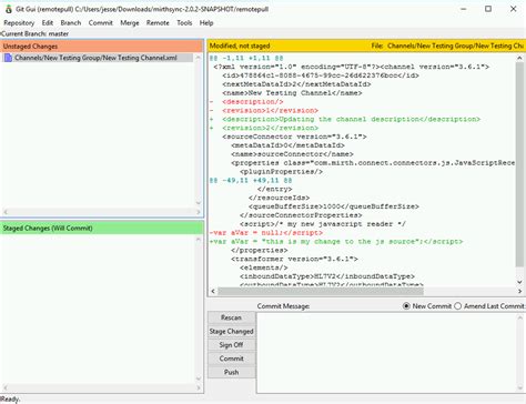 Using Mirthsync With Git For Version Control Saga It
