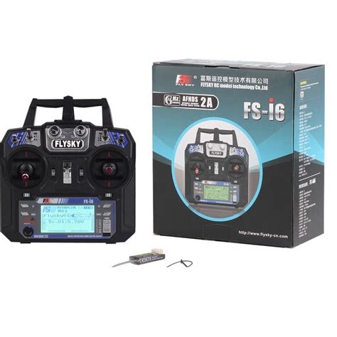 Radio Control Flysky Fs I6 6 Canales 24ghz Con Receptor Fs Ia6 Megatronica