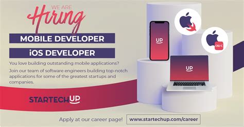 ios developer job opening at startechup