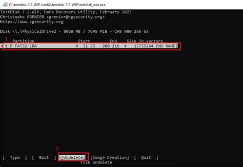 Pictures Use Testdisk To Recover Files From A Formatted Usb Drive