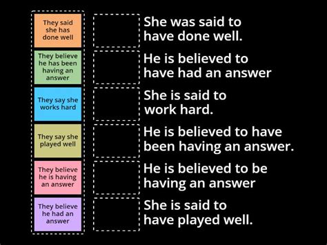 Passive Report Structure Match Up