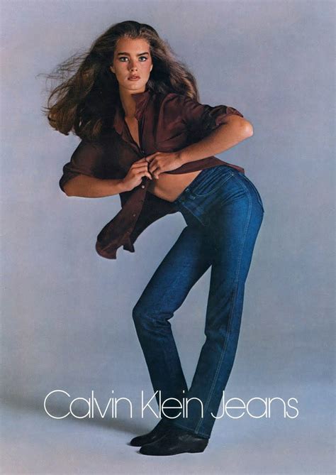 Brooke Shields By Avedon For Calvin Klein Jeans Brooke Shields