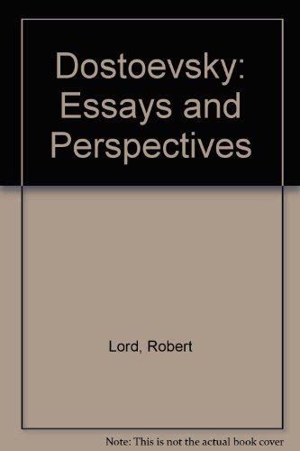『dostoevsky Essays And Perspectives』｜感想・レビュー 読書メーター