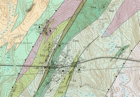 Geological Maps Mapping Around