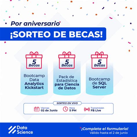 Data Science Research Perú On Linkedin Becas Sorteo Aniversario