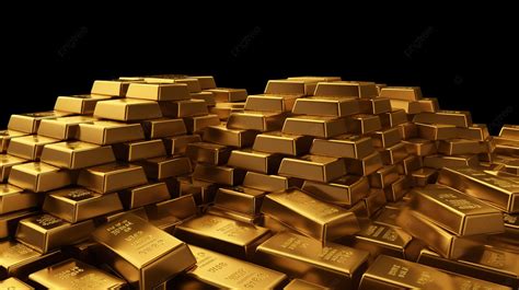 3d 렌더링에서 금괴의 현실적인 스택 골드 바 순금 금화 배경 일러스트 및 사진 무료 다운로드 Pngtree