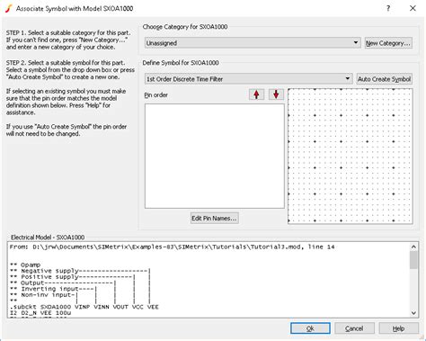 installing models simetrix