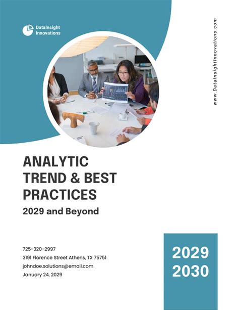 Analytics Future Trends Best Practices Report Template Venngage