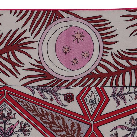 Hermes Shawl La Danse Des Amazones Vieux Rose Gris Blanc Cashmere