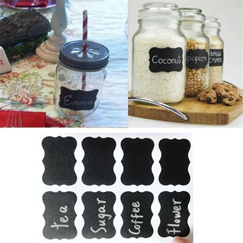 48pcsset Black Board Kitchen Gadget Classificatio Vicedeal