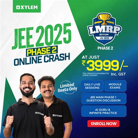 The Best IIT JEE Crash Course In Kerala Online Offline Join Now