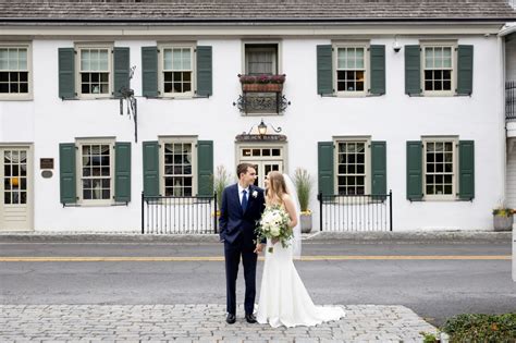 Black Bass Wedding Ceremony Fall Lumberville Pa