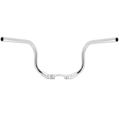 Lowbrow Customs Springer Buckhorn Handlebars 1 Inch Chrome