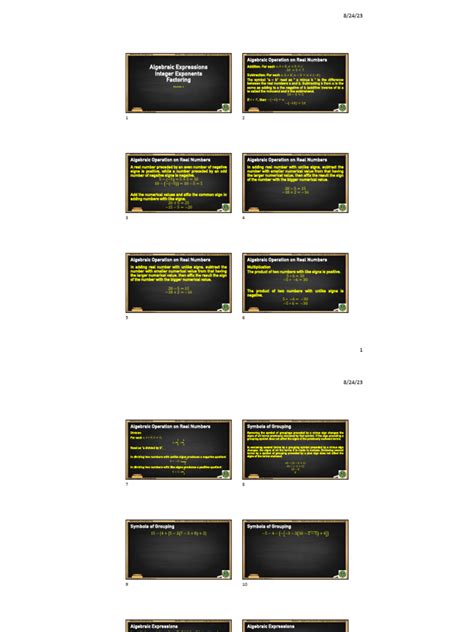 1 Module Part 1 Pdf Subtraction Numbers