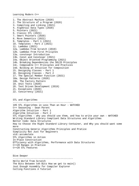 Roadmap Pdf C Programming Paradigms