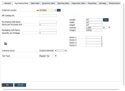 Sap Business One In Depth Review Item Master Data Firebear