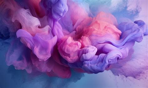 Premium Photo A Close Up Of A Colorful Substance Of Liquid In The Air