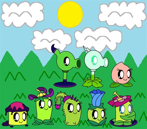 Pvz Cute Plants Extra Part 2 By Pokemonlpsfan On Deviantart