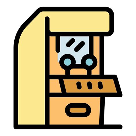 Retro Arcade Game Machine Cabinet Displaying Racing Game 52742569