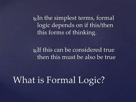 PPT LOGIC PowerPoint Presentation Free Download ID