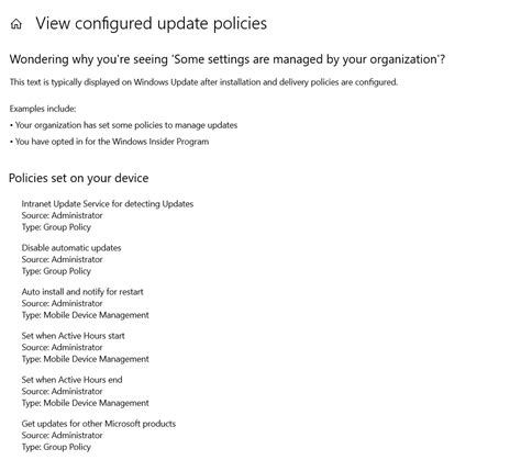 Windows Update Ring Not Working Microsoft Qanda