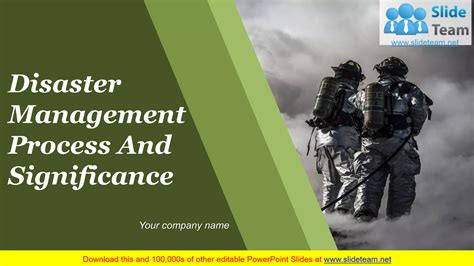 Disaster Management Process And Significance Powerpoint Presentation Slides Pdf