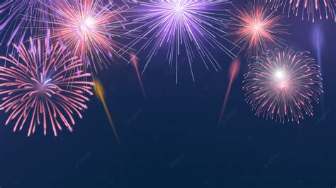 New Year Fireworks Purple Gradient New Year Fireworks Beautiful Png