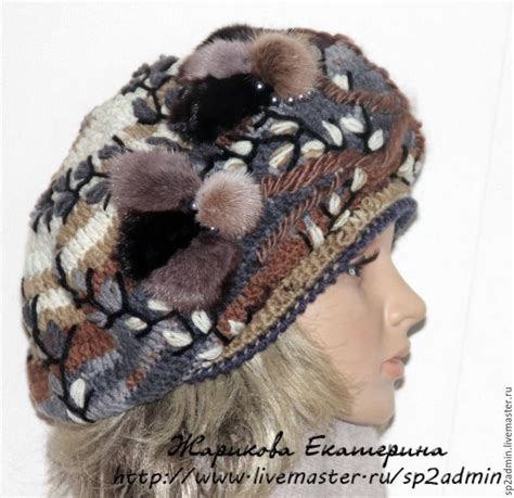 берет вязаный ДЫХАНИЕ ОСЕНИ в интернет магазине на Ярмарке Мастеров Балаково доставка по