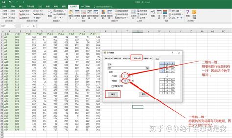 Excel 如何将二维数据转成一维？ 知乎