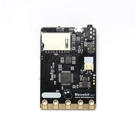 Meowbit Codable Console For Microsoft Makecode Arcade Blue Elmwood Electronics