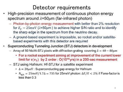 Development Of Superconducting Tunnel Junction Detectors As A