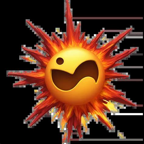 A Cartoon Styled Representation Of A Collision Depicted As A Star Like