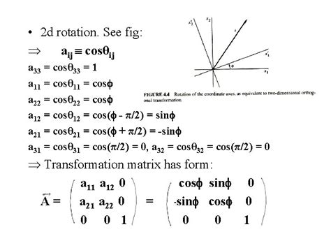 Sect 4 2 Orthogonal Transformations For Convenience Change